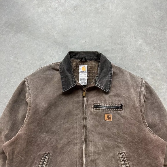Carhartt | Jackets & Coats | Vintage Carhartt Detroit Jacket J97 Cht Blanket Lined Faded ...